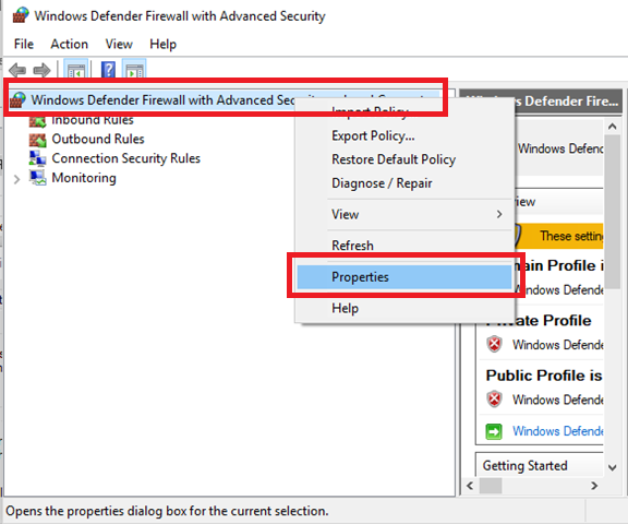 Transferring a Project over Ethernet with IPsec