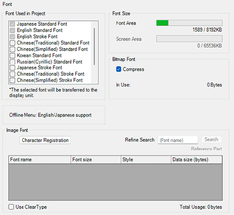 17.2.1.1 Add Chinese (Simplified) Stroke Fonts to the Project