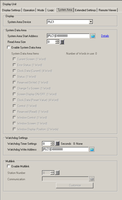 A.1.1.5 Device/PLC System Data Area Allocation Procedure