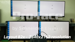 Layout - 820 Multi-Monitor 4 Displays | Pro-face Website